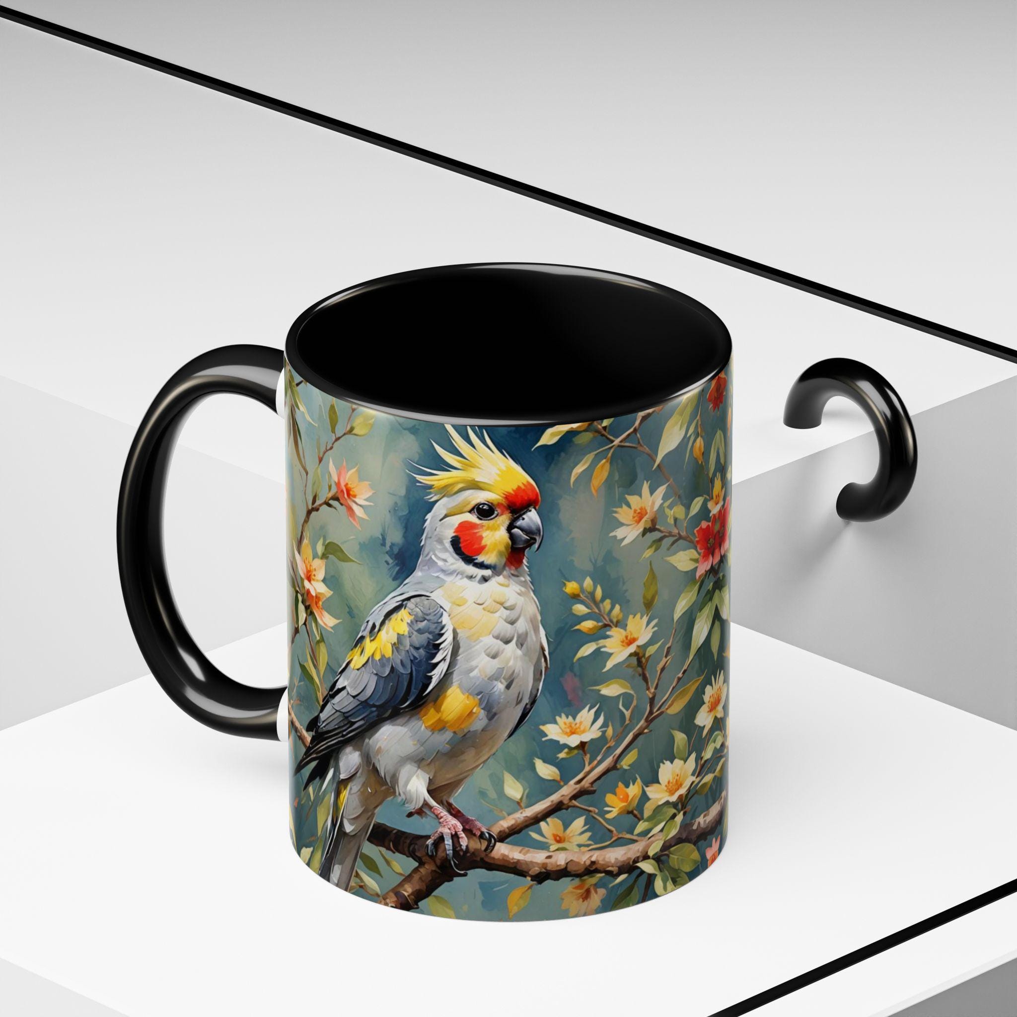 Cockatiel Coffee Mug - Charming Bird Coffee Mug, Cockatiel Gift, Bird ...