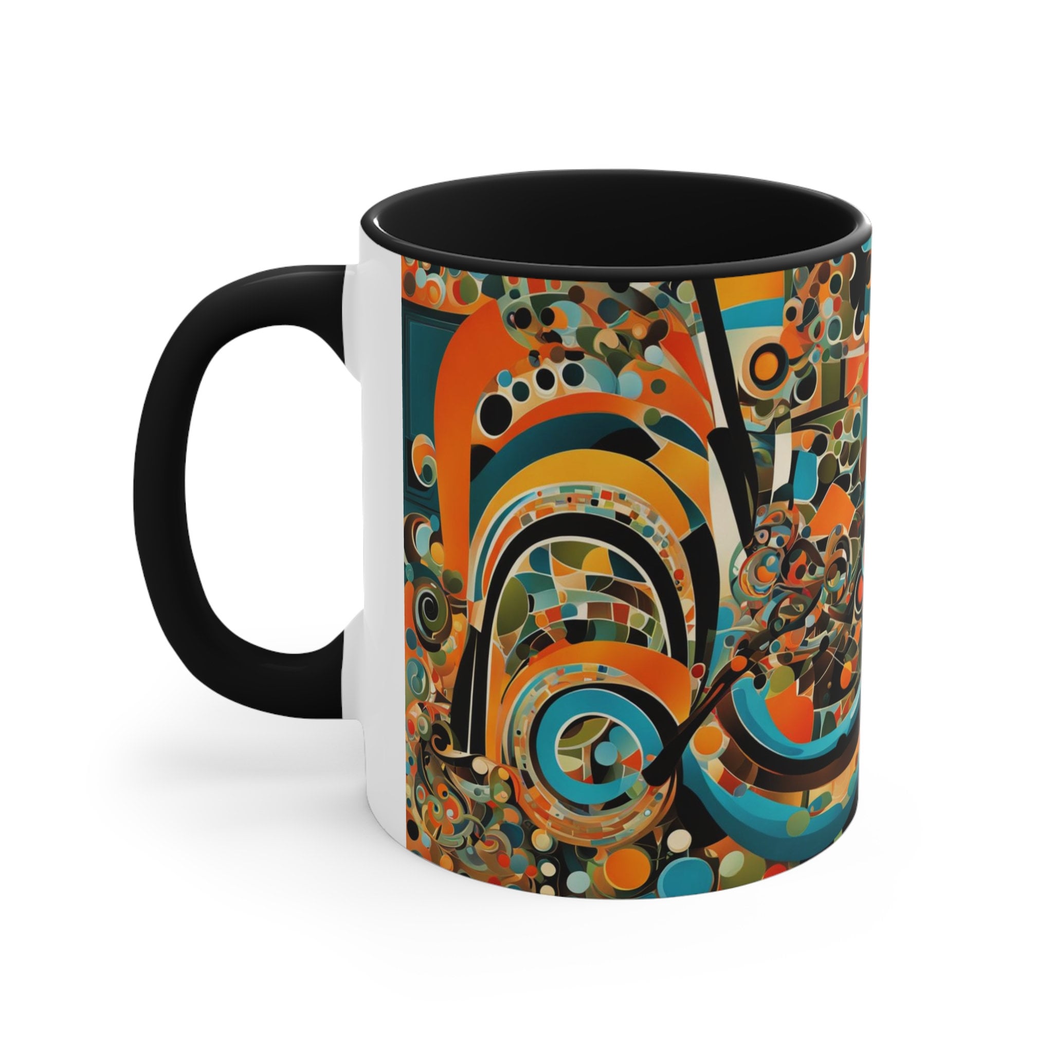 Abstract Coffee Mug, Patterned Coffee Mug, Abstract Gift for Artist ...