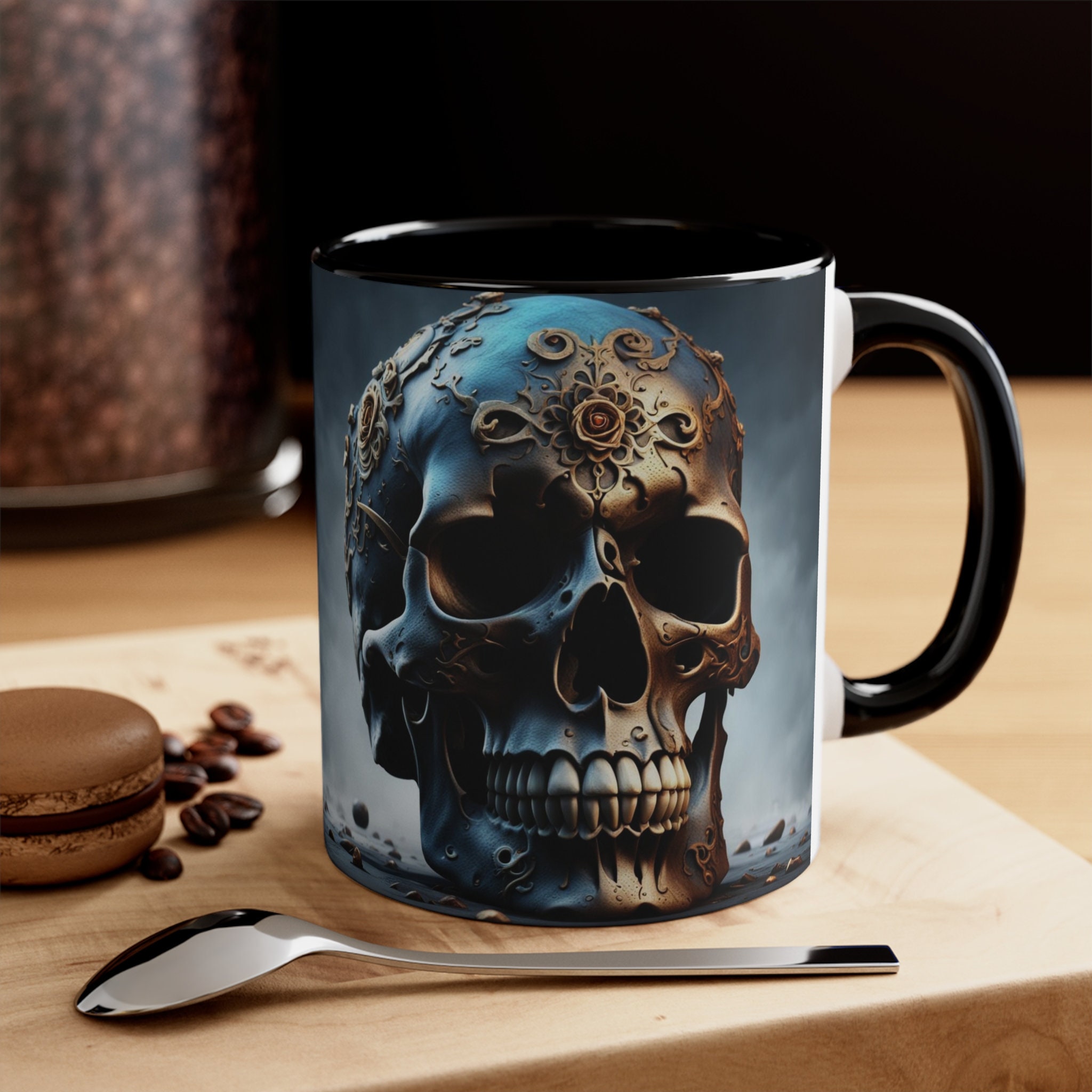 Human Skull Mug, Human Skull Coffee Mug, Human Skull Gift, Skull Mug ...