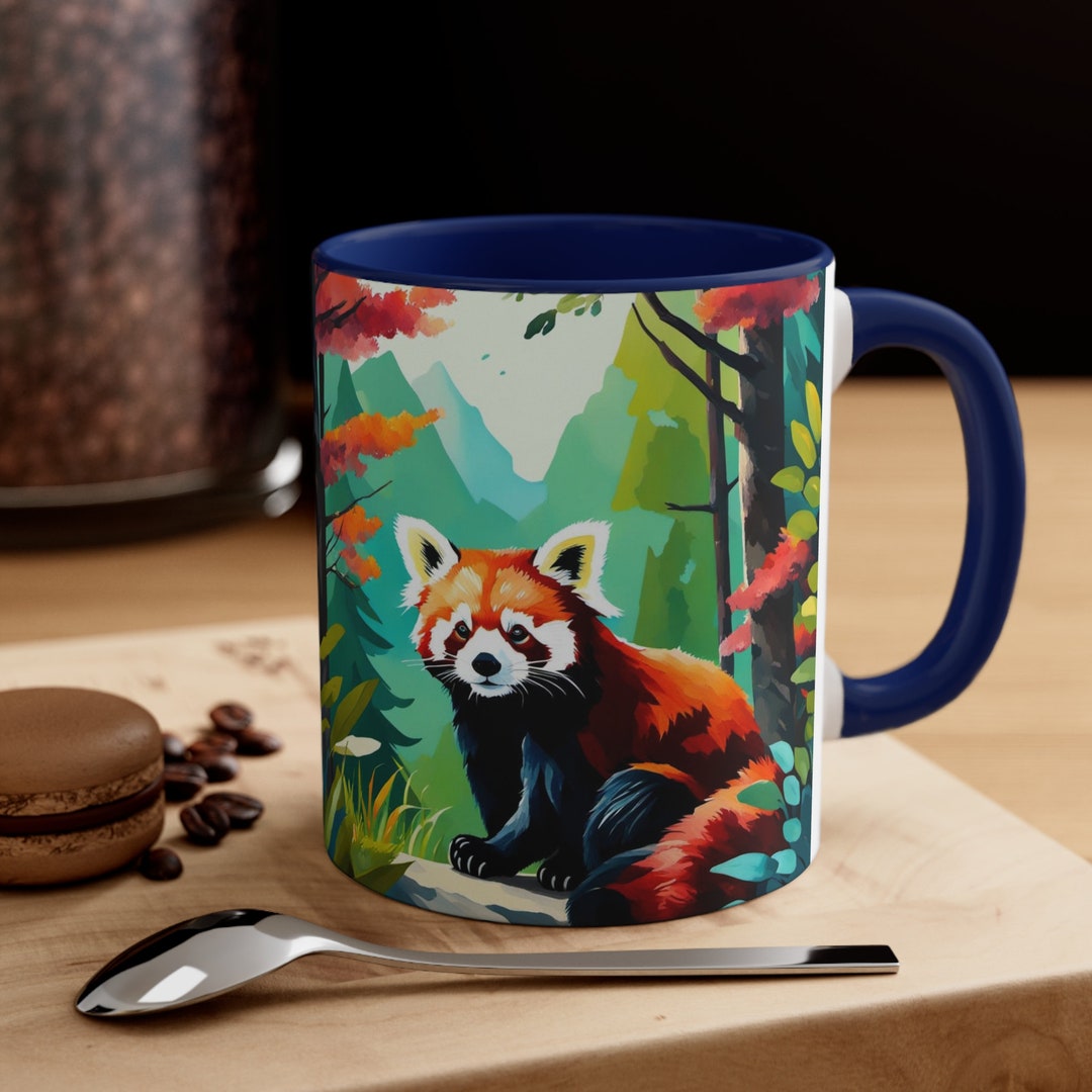 Red Panda Mug, Red Panda Coffee Mug, Baby Red Panda Mug, Red Panda ...