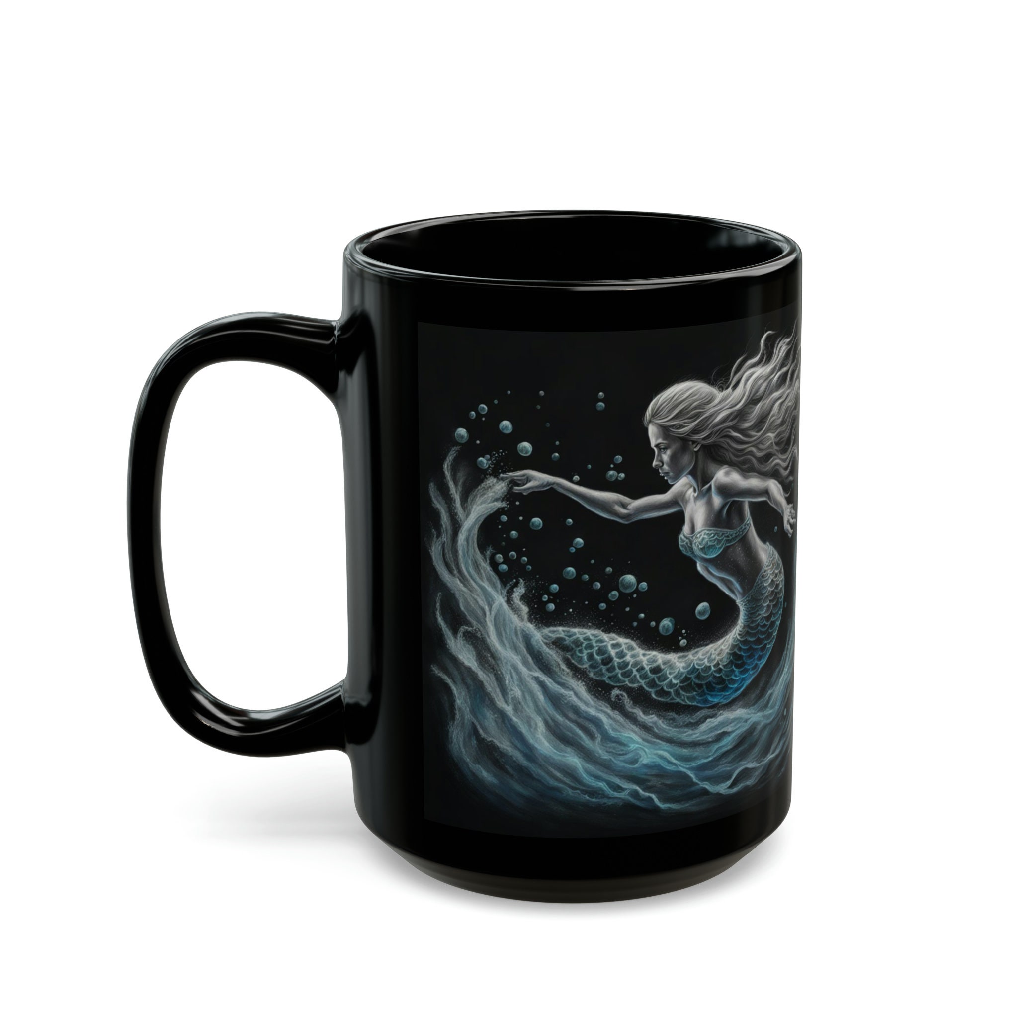 Mermaid Coffee Mug, Mermaid Cup, Mermaid Tail Mug, Mermaid Coffee Cup ...