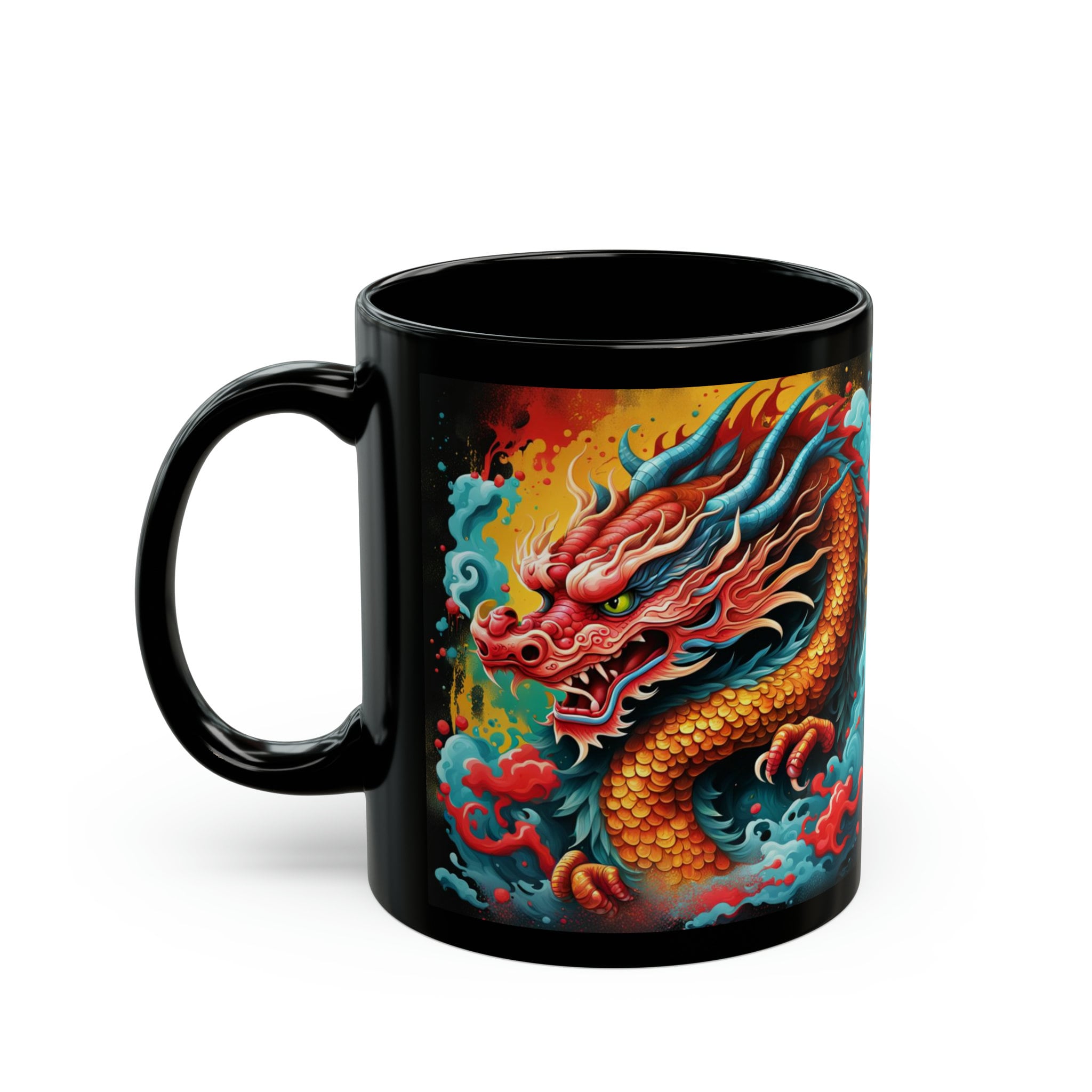 Dragon Coffee Mug, Dragon Coffee Cup, Dragon Ceramic Mug, Fantasy Mug ...