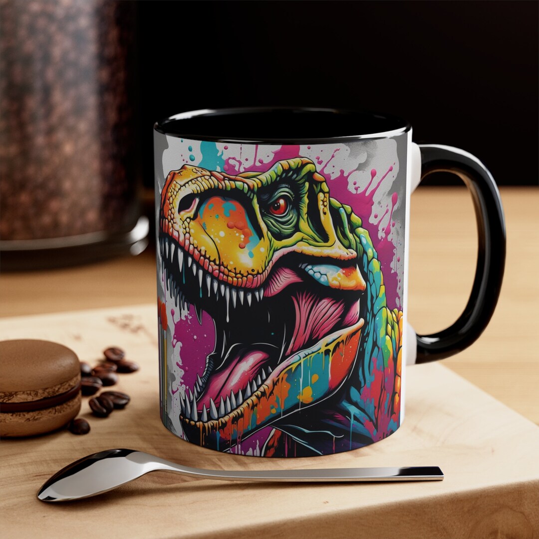 T-rex Mug, Tea Rex Mug, Dinosaur Coffee Cup, T-rex Gift, T-rex Coffee Mug, Dinosaur Coffee Mug ...