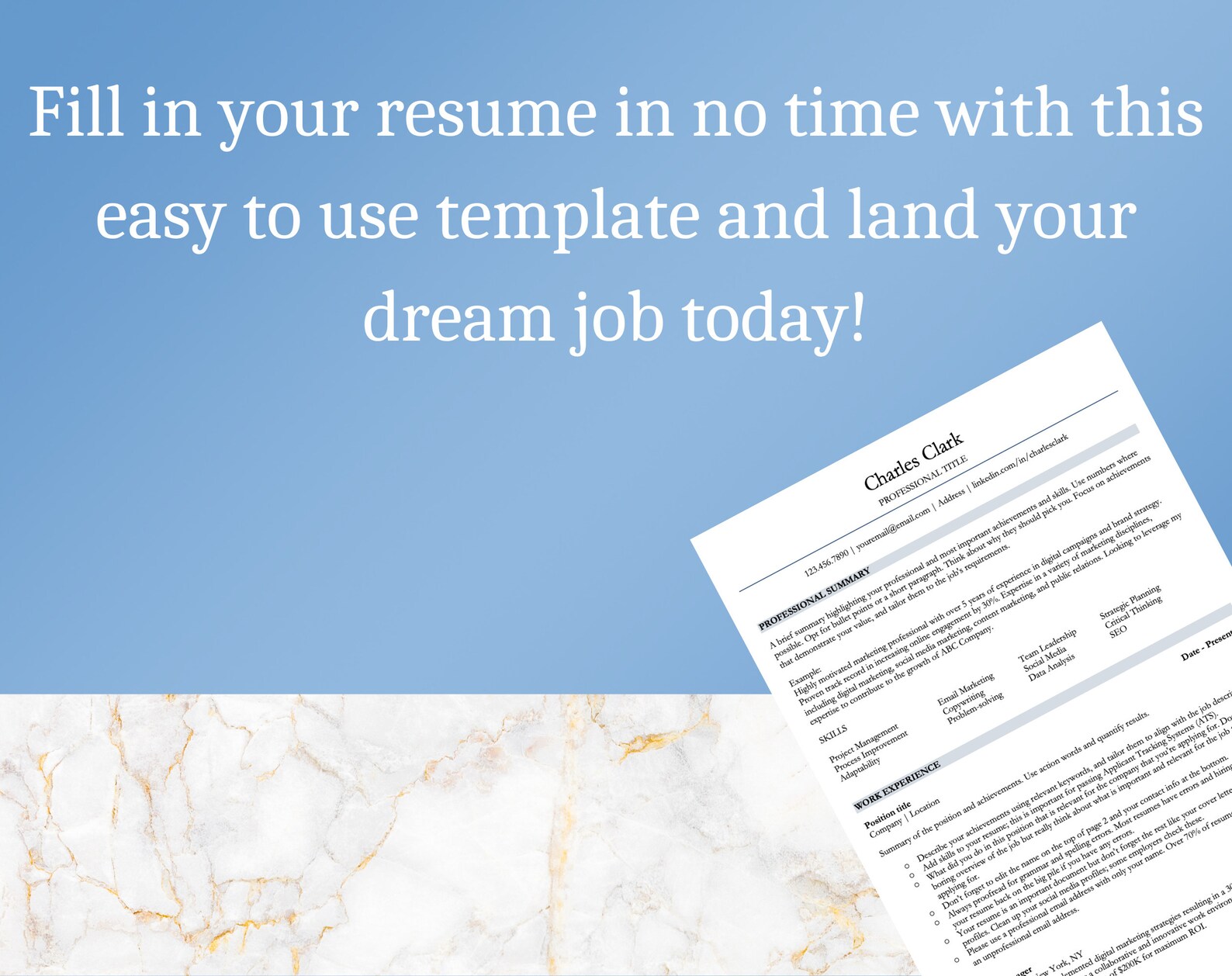 Simple ATS Resume Format Download in Ms Word, Google Docs, Pages, ATS ...