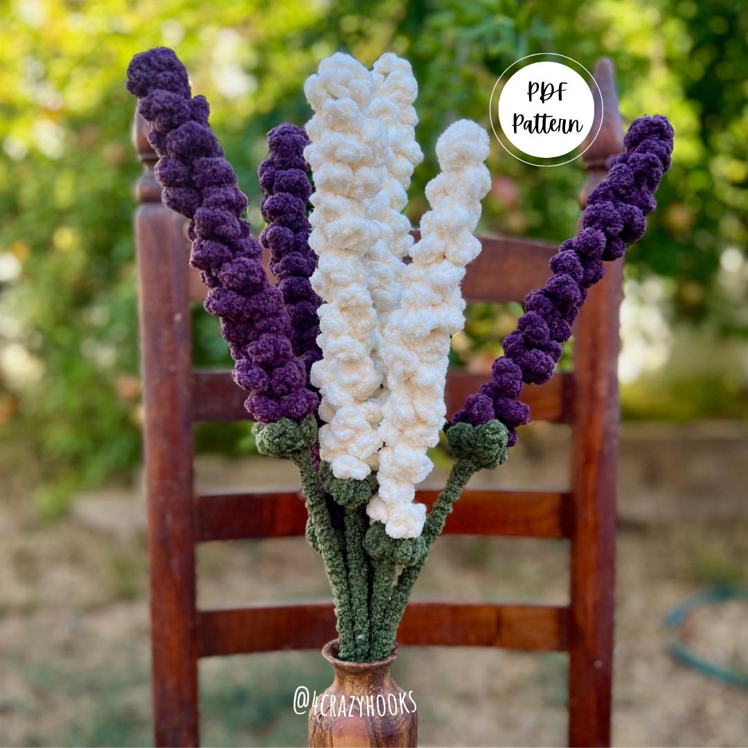 Fluffy Lavender PDF Written Crochet Pattern | Includes Charts and Video ...