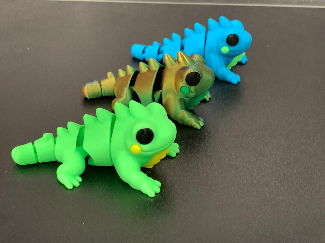 Articulated Iguana Fidget Toy - 2 Pack - Etsy