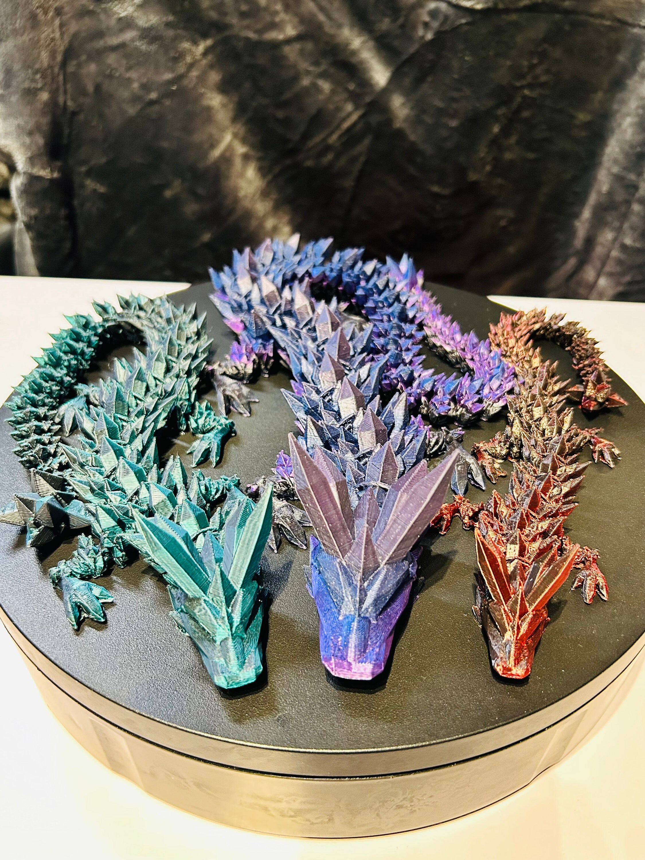 Crystal Articulated Dragon 3 Sizes - Etsy