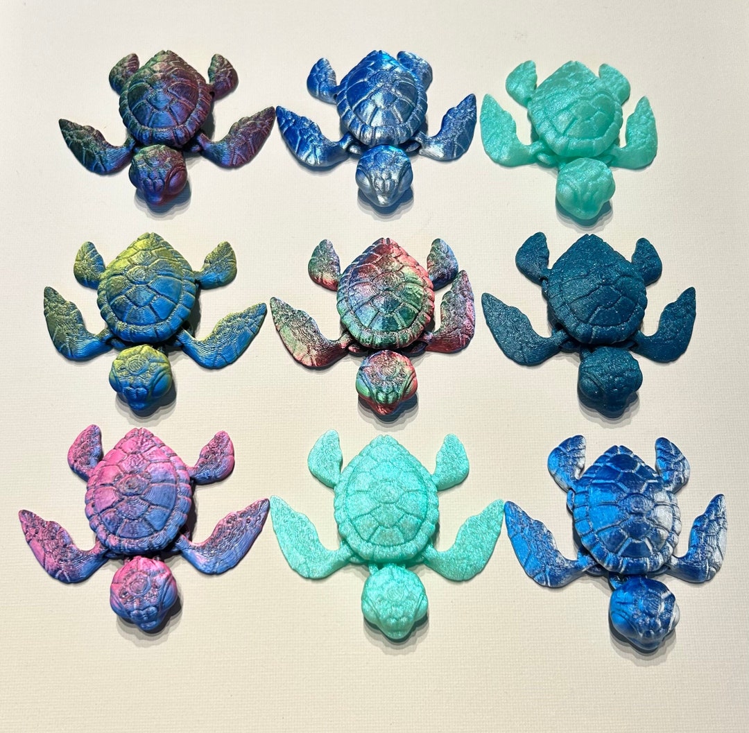 Articulated Fidget Sea Turtle - 2 Pack - Etsy