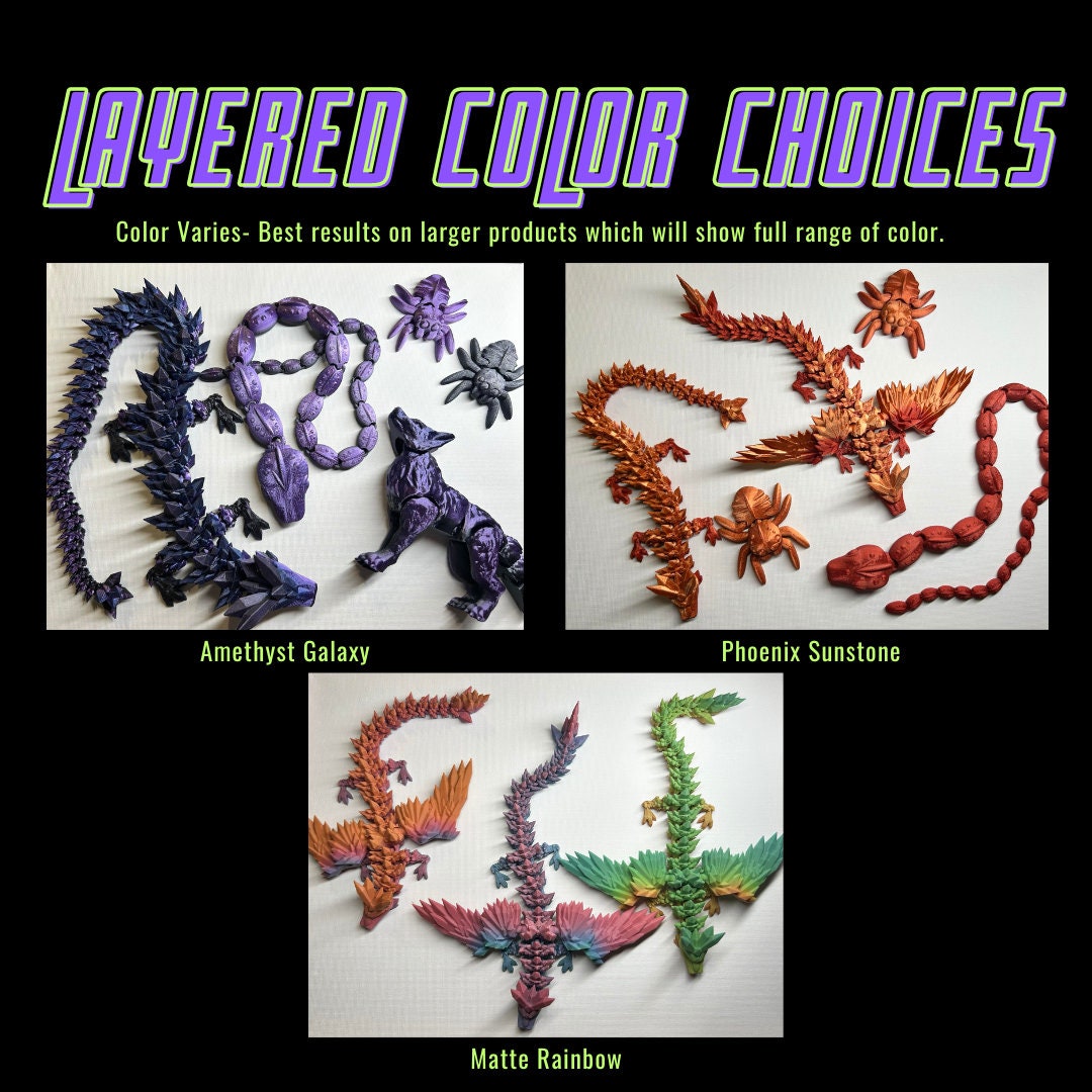 Articulated Fidget Snake - Etsy
