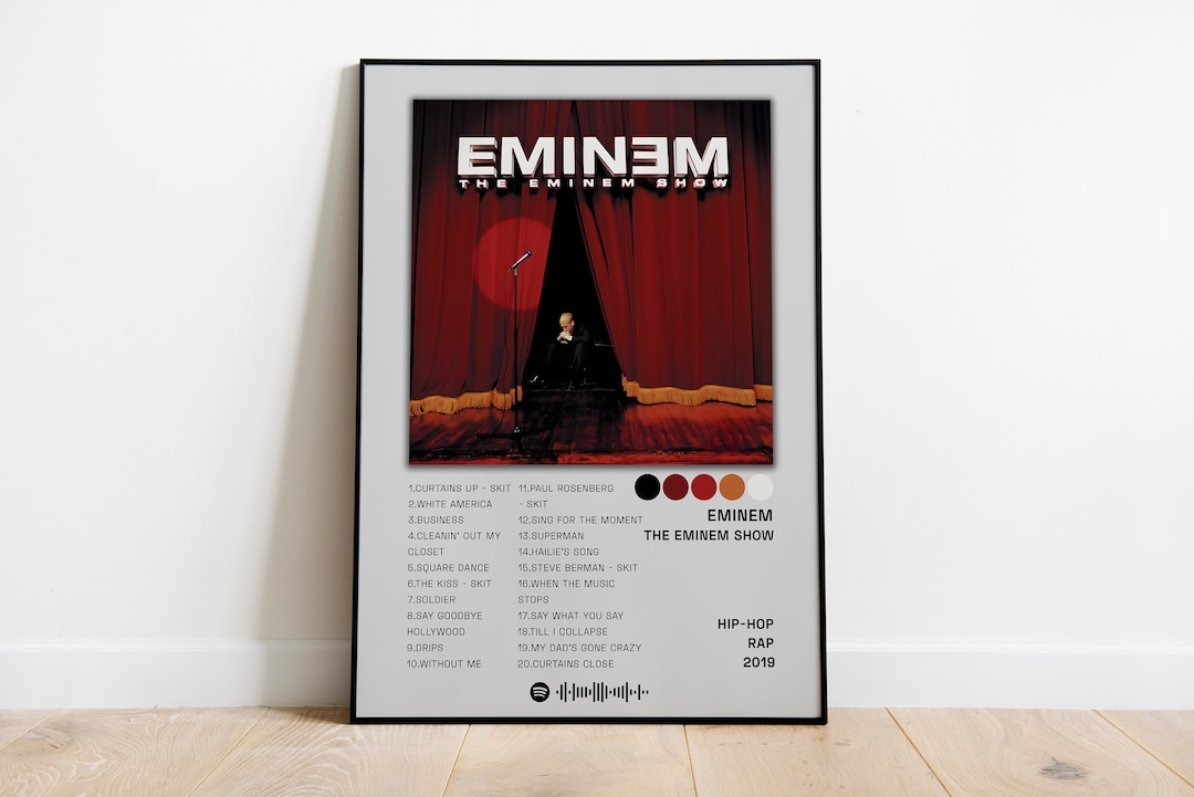Eminem the Eminem Show Poster Eminem Album Poster Album Cover Poster ...
