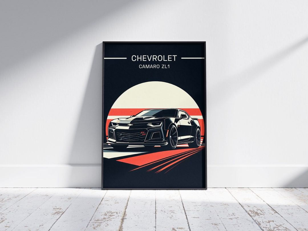Chevrolet Camaro ZL1 Digital Download Poster Printable Car Poster Art ...