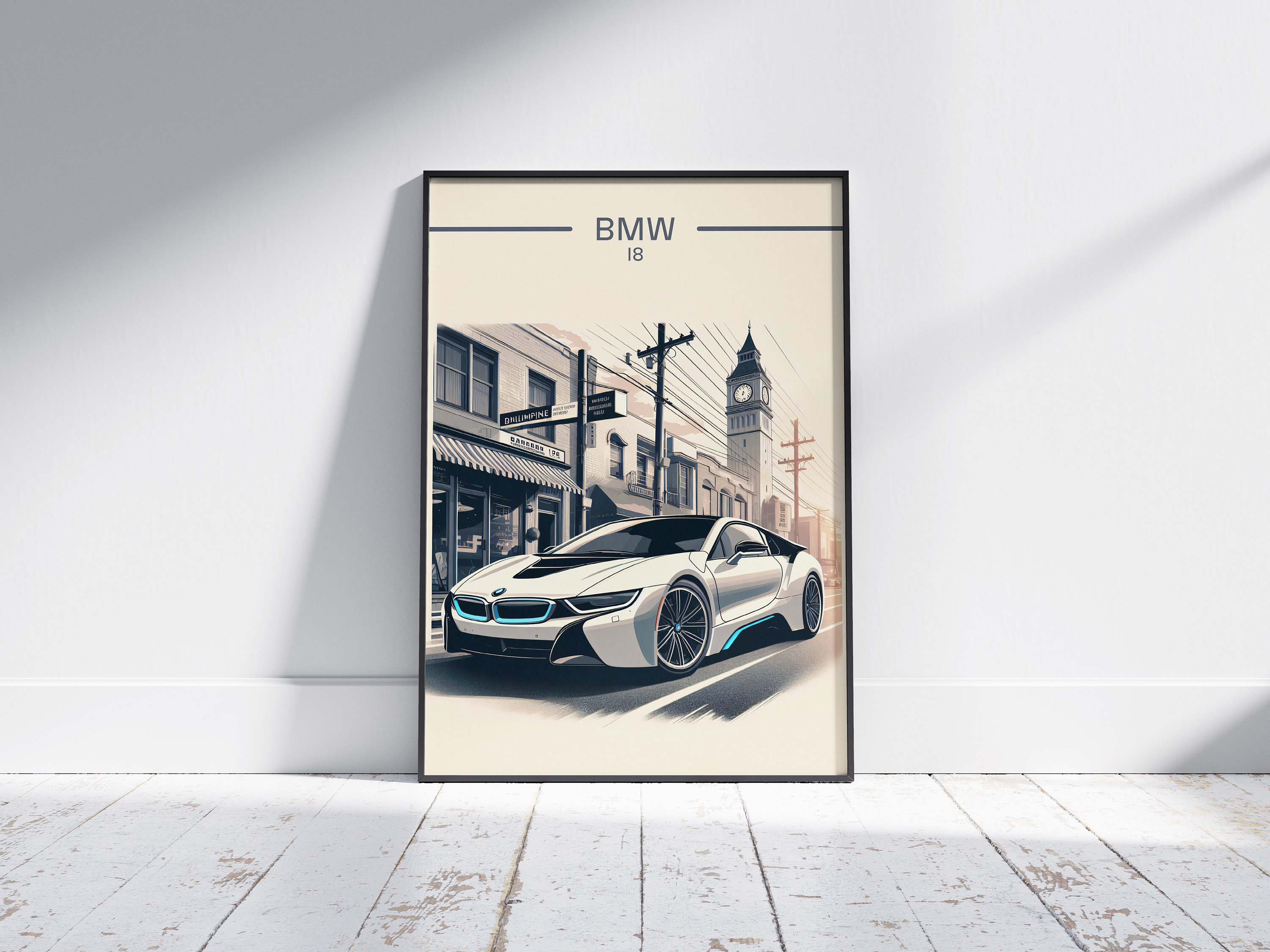 BMW I8 Digital Download Poster Printable Car Poster Art Print Poster Home Decor Wall Decor - Etsy
