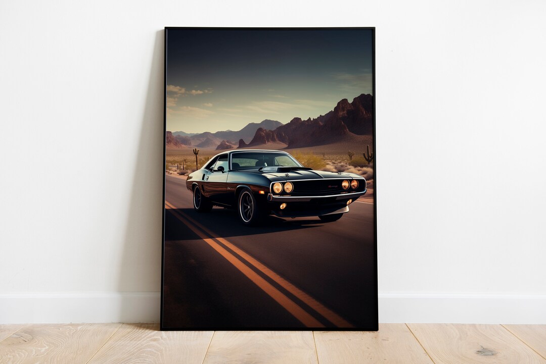 1969 Dodge Challenger Poster Dodge Challenger Poster Car Poster Car ...