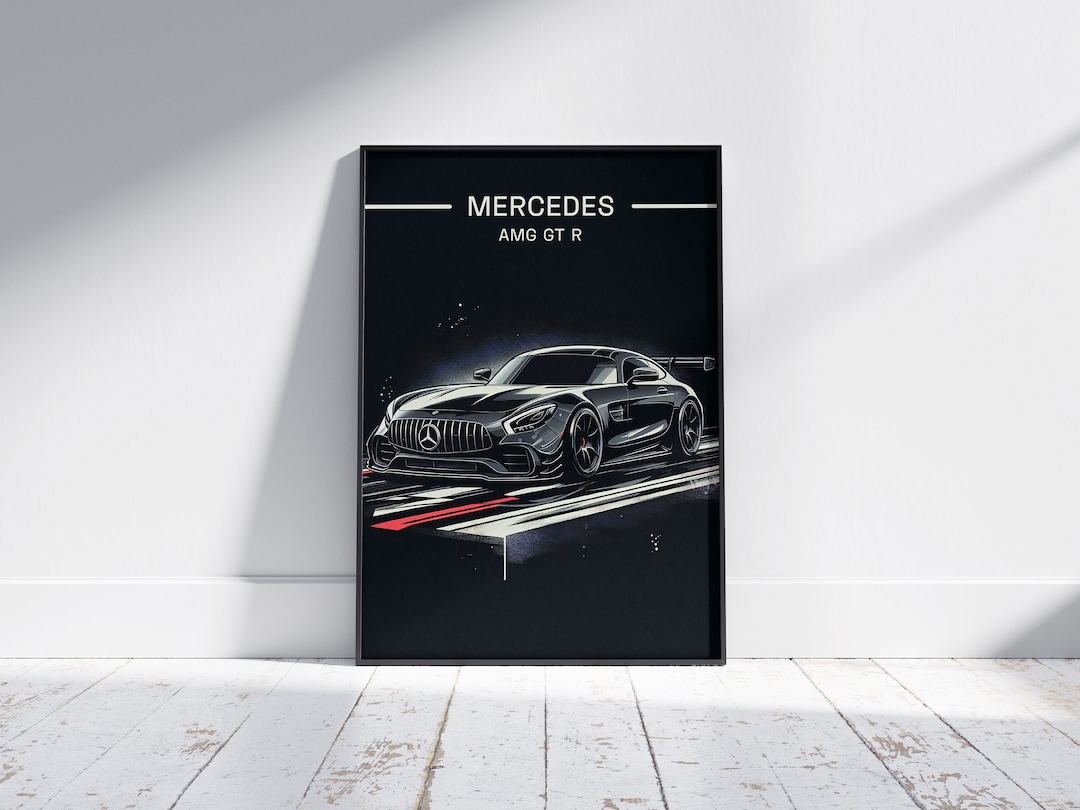 Mercedes AMG GT R Digital Download Poster Printable Car Poster Art ...