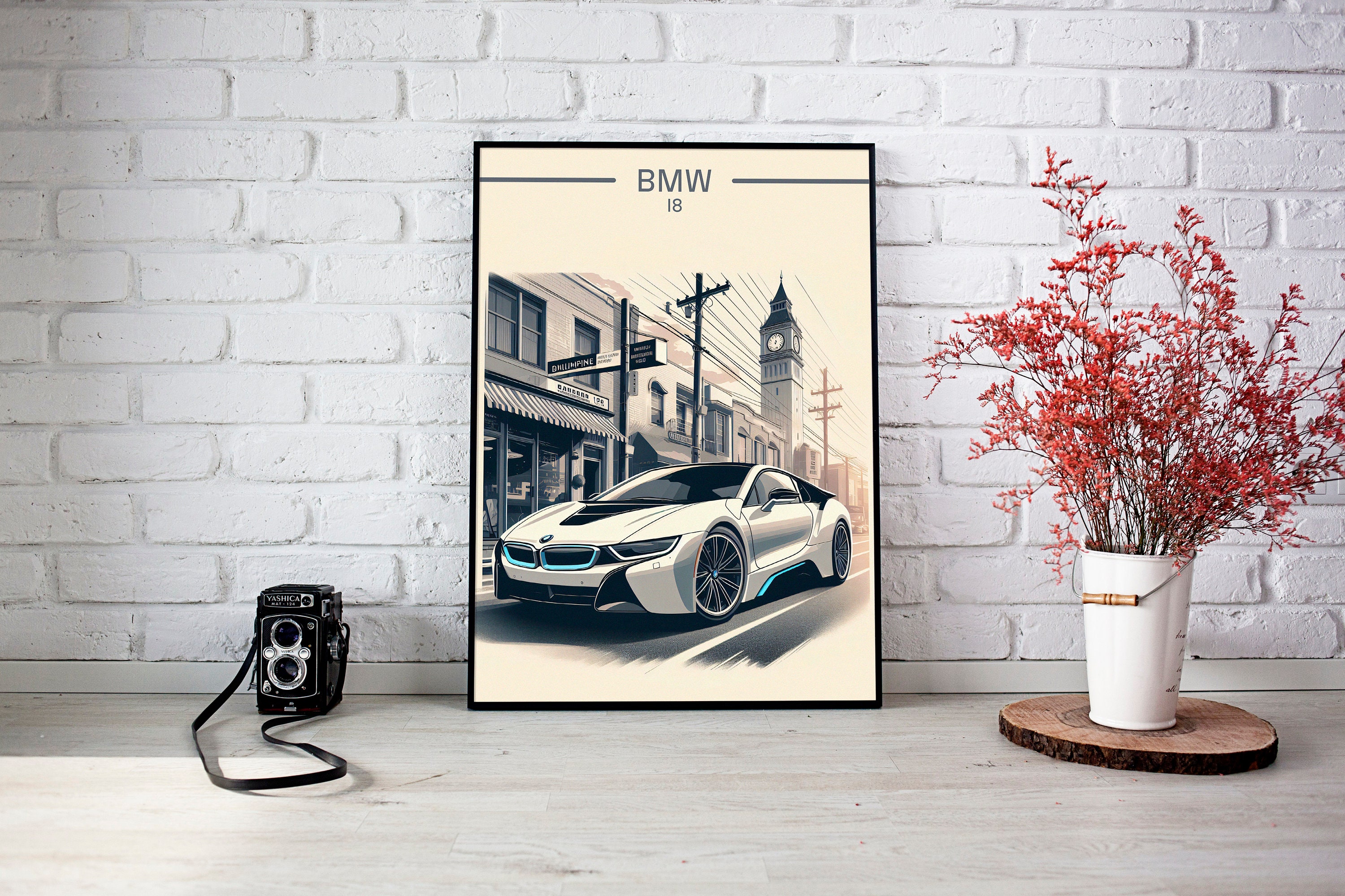 BMW I8 Digital Download Poster Printable Car Poster Art Print Poster Home Decor Wall Decor - Etsy