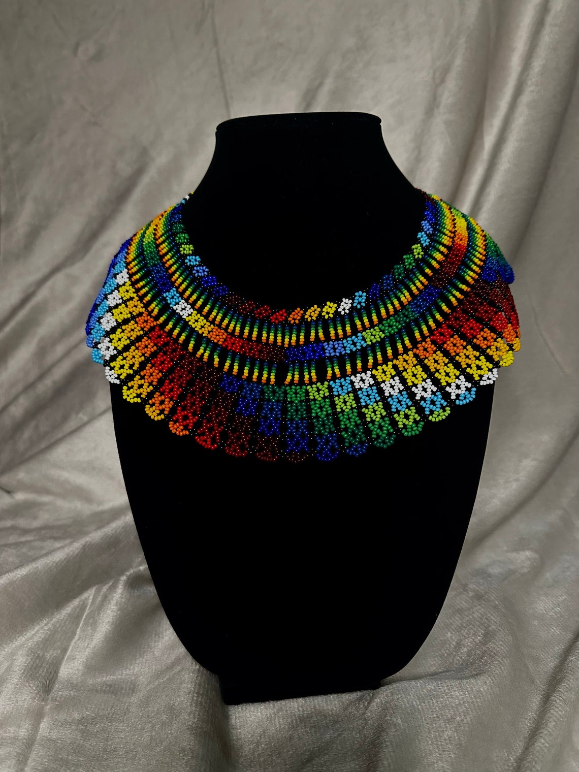Embera Chami Handmade Beaded Necklace - Etsy