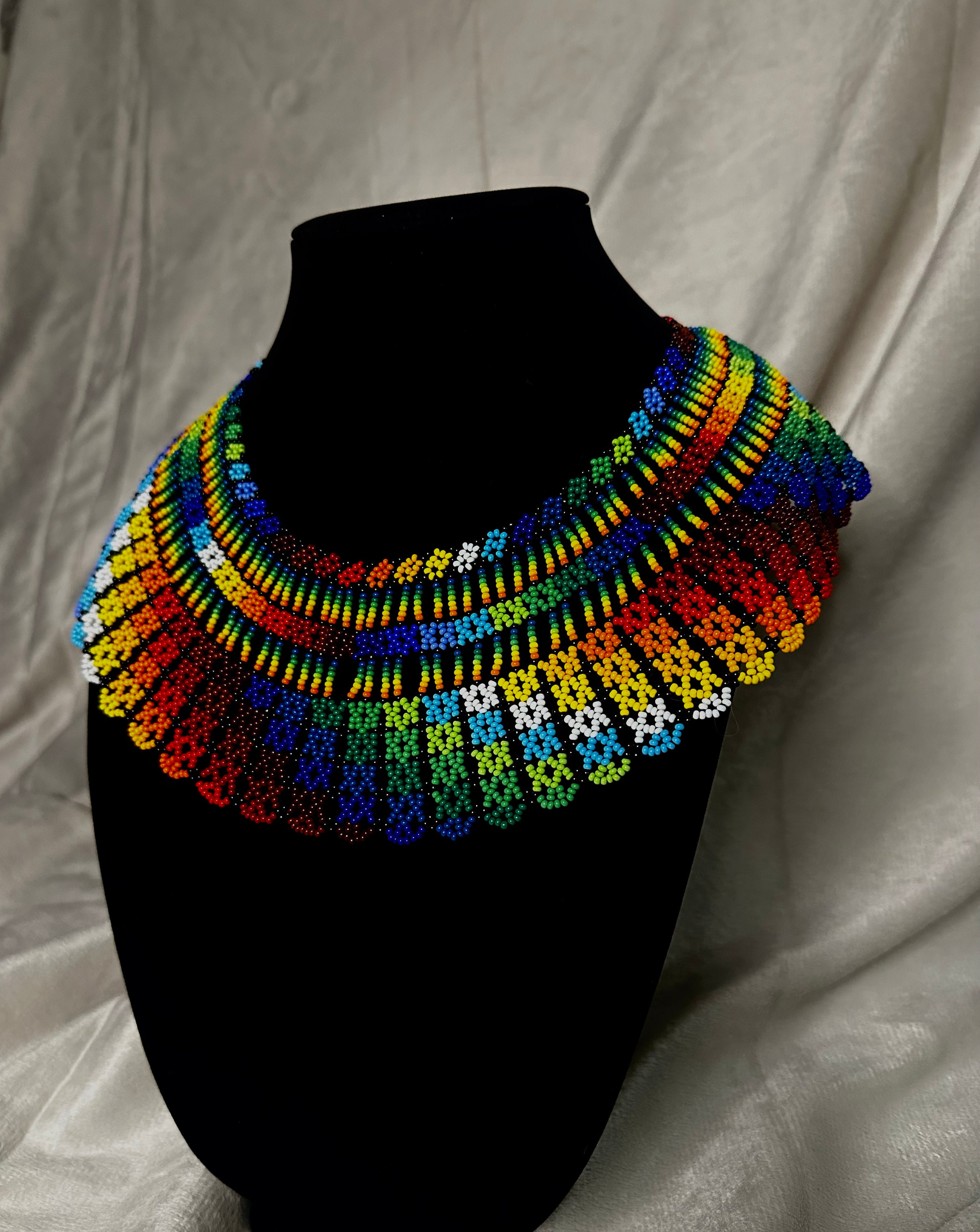 Embera Chami Handmade Beaded Necklace - Etsy
