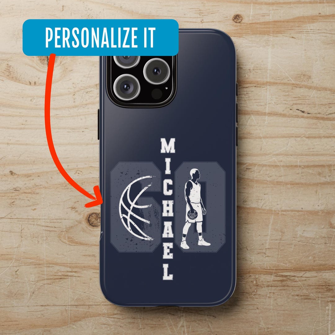 Custom Basketball Phone Case Personalized With Name and Number ...