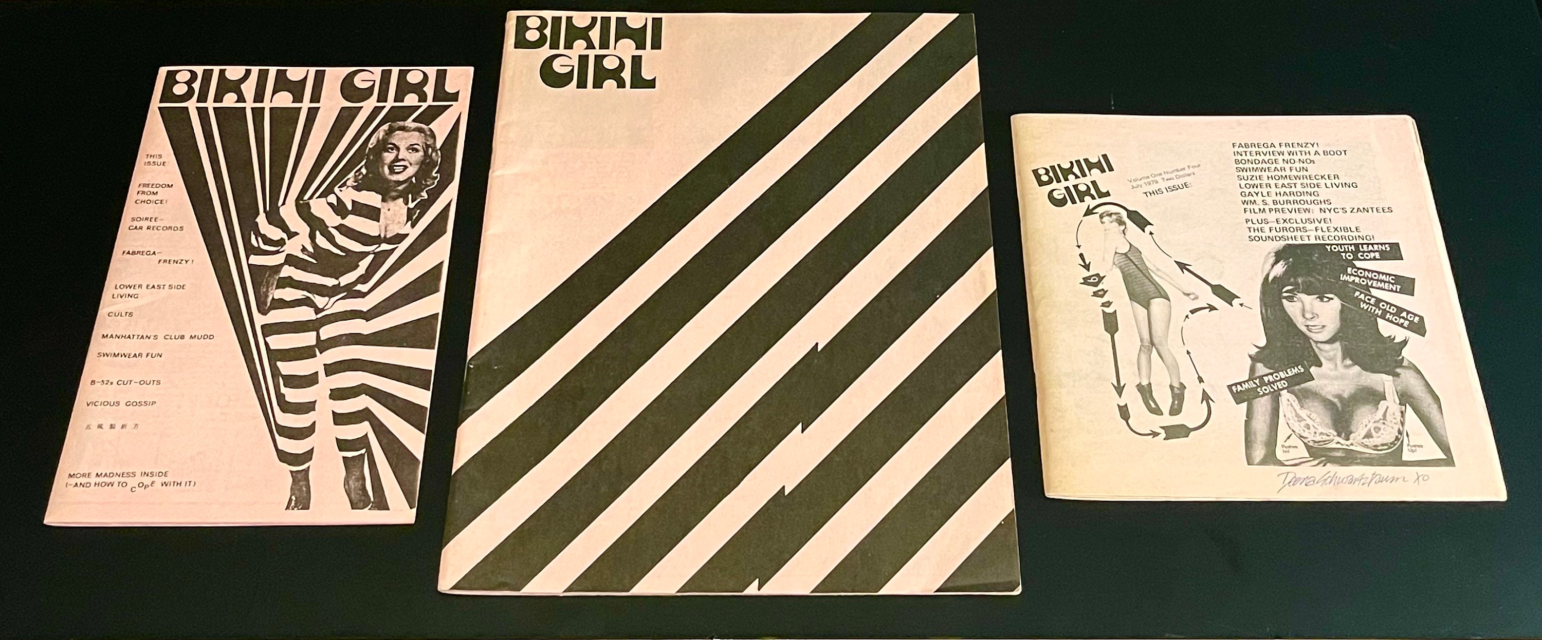 Bikini Girl - No.s 2-3-4- Iconic 70’s Zine Produced by Lisa Falour Aka ...