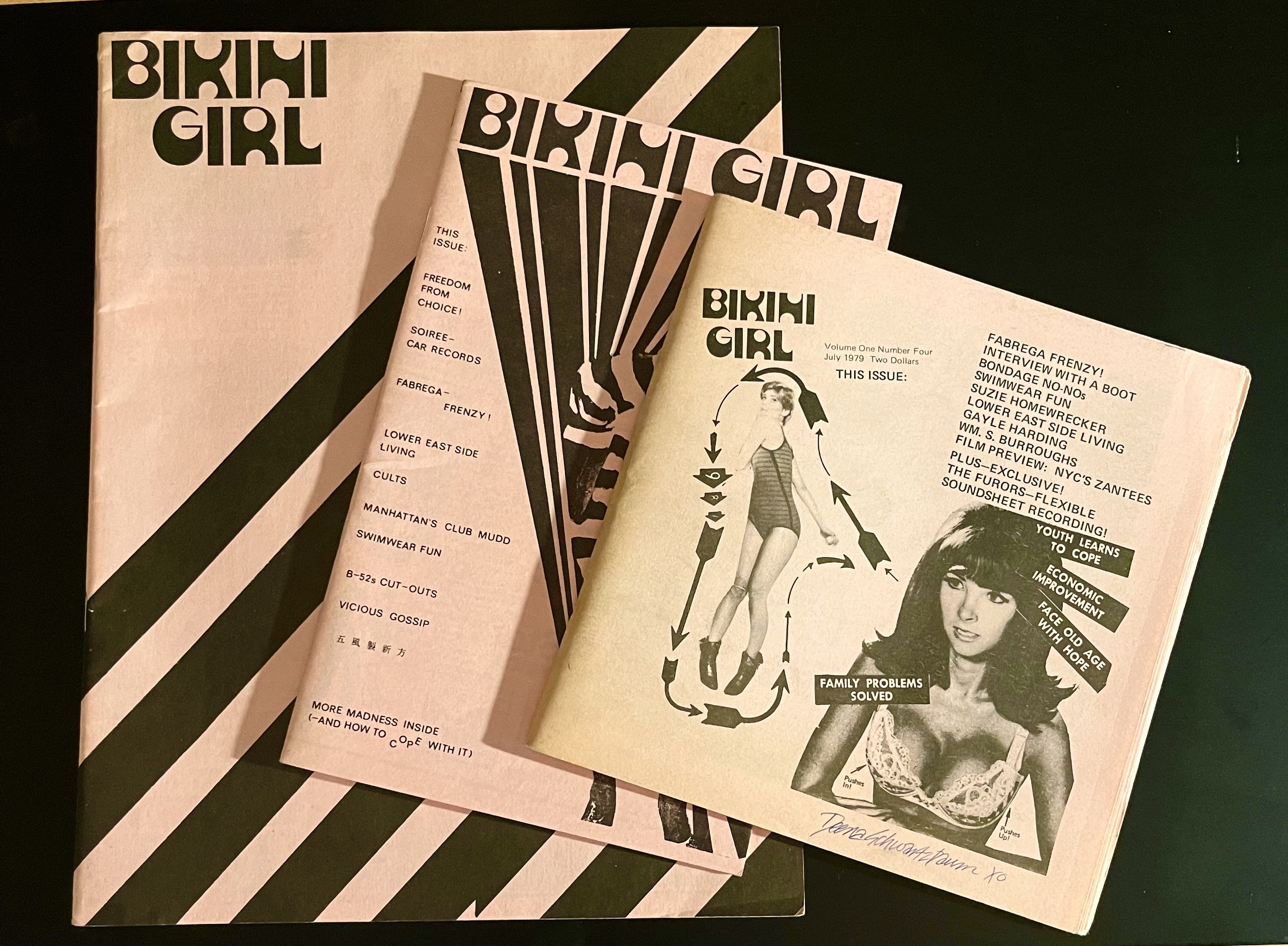 Bikini Girl - No.s 2-3-4- Iconic 70’s Zine Produced by Lisa Falour Aka ...