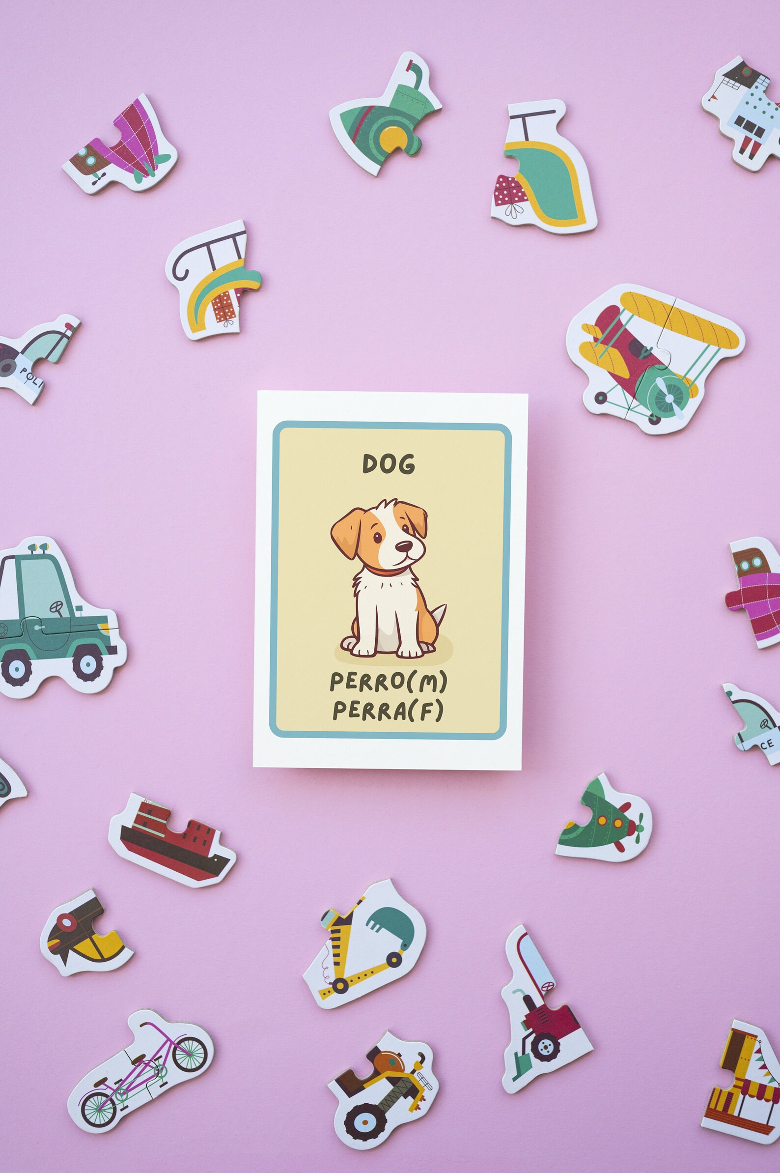 49 BILINGUAL ANIMAL Flash Cards - English & Spanish Alphabet Learning ...