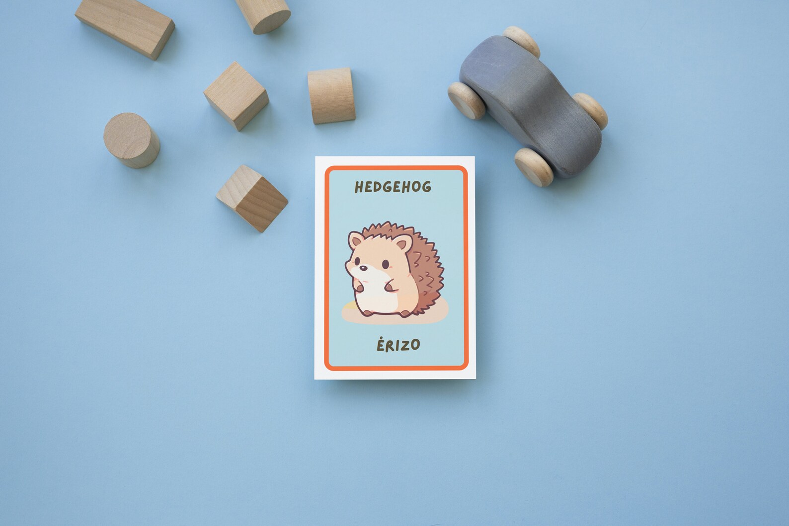 49 BILINGUAL ANIMAL Flash Cards - English & French Alphabet Learning ...