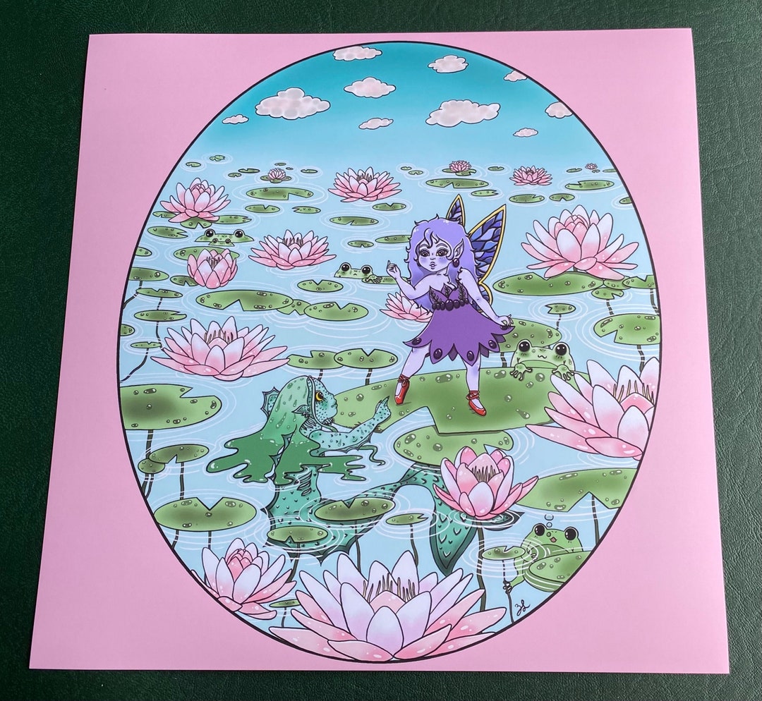 Fairy & Friends 8x8 Giclee Print - Wall Goth Pop Art Room Decor ...