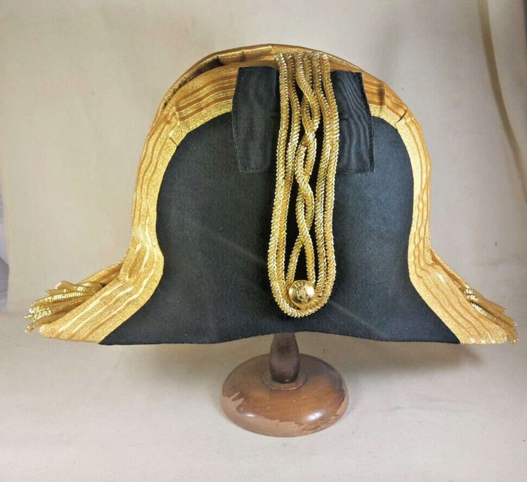 Napoleonic French Prussian Infantry Military Bicorn Hat - Museum ...