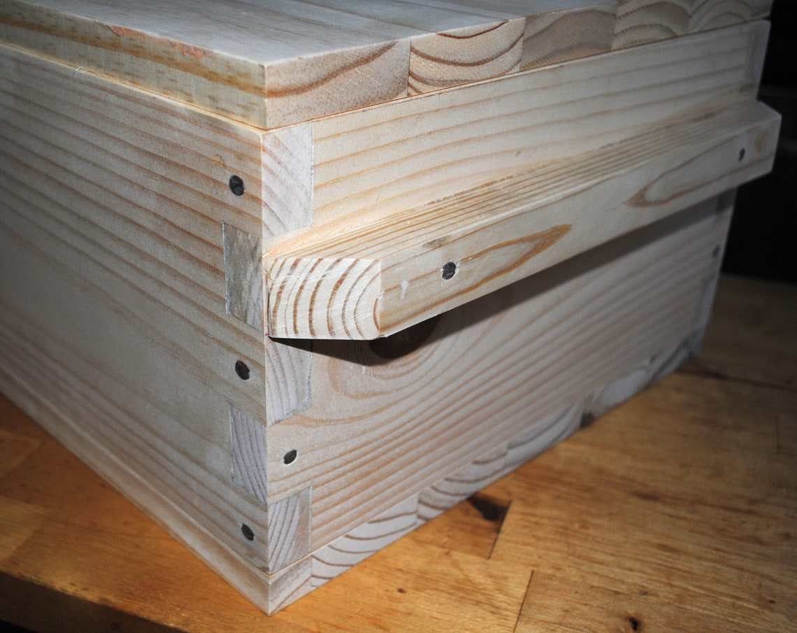 1000 Muskt. Buck & Ball Percussion Ammo Box - Green Wood Box - Civil ...