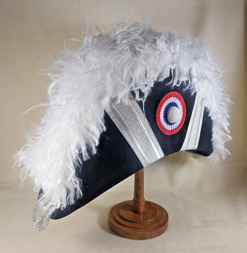 Napoleonic 17th 18th Century British/french Officers Bicorn Hat Size 7 ...