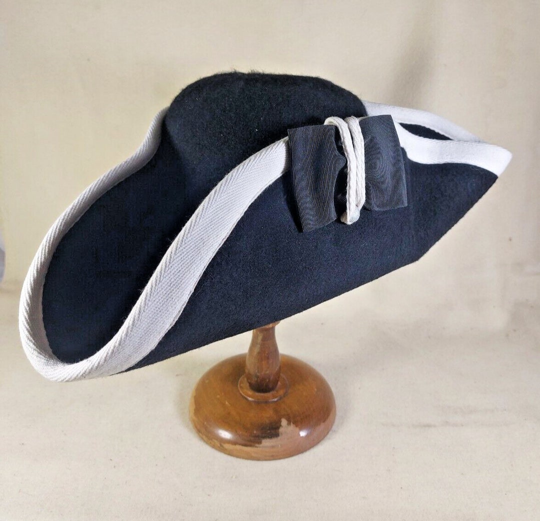 Napoleonic/revolutionary War Officer Tricorn Hat - Size: Large 7 3/8 or ...