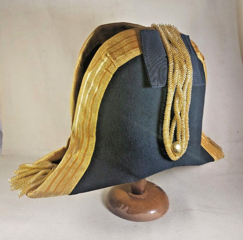 Napoleonic French Prussian Infantry Military Bicorn Hat - Museum ...