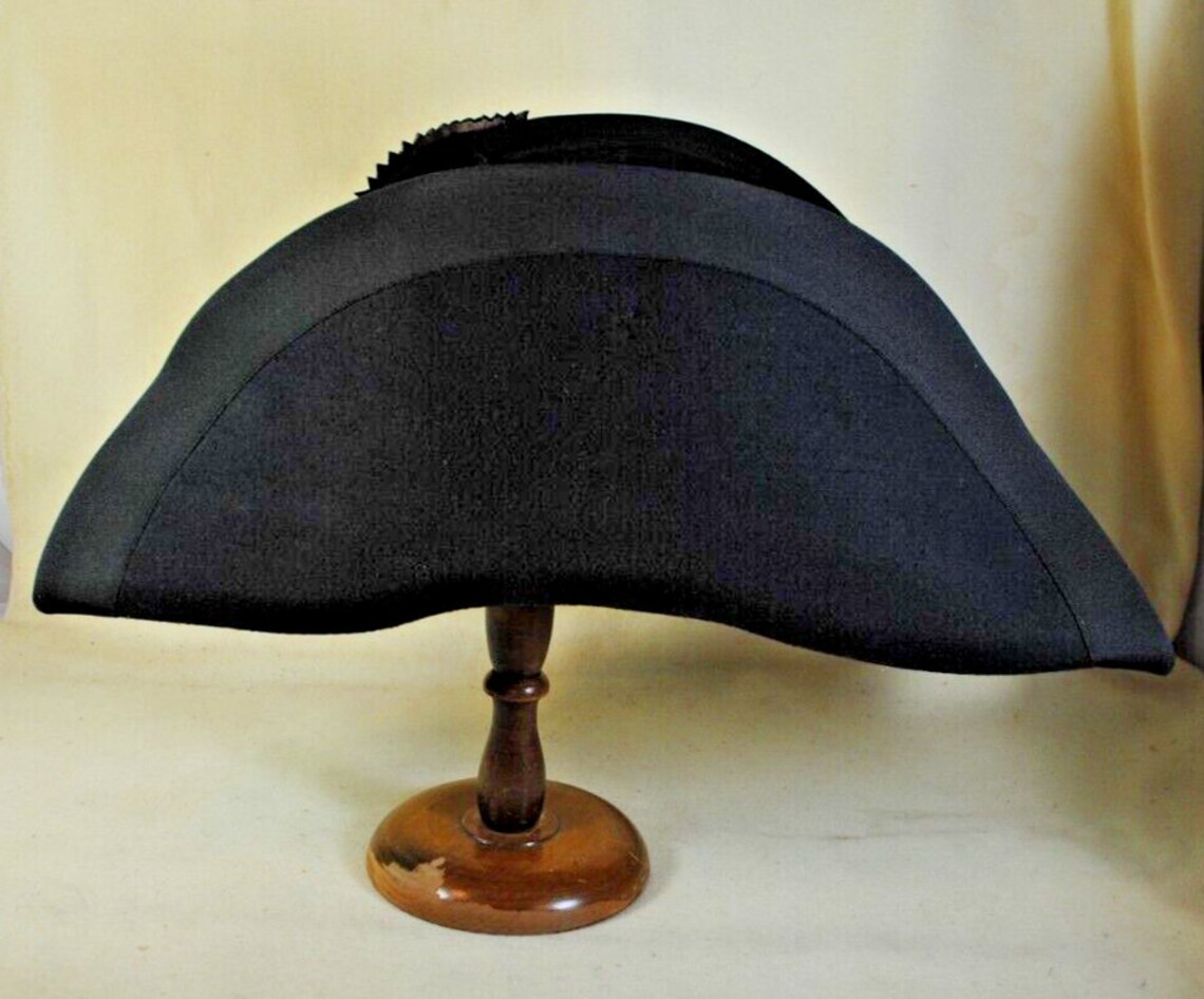 Napoleonic British French Prussian Officer Bicorn Hat - Museum Quality ...
