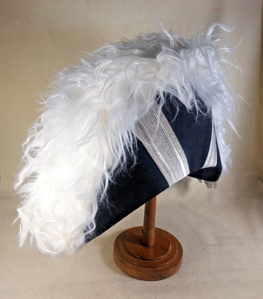 Napoleonic 17th 18th Century British/french Officers Bicorn Hat Size 7 ...