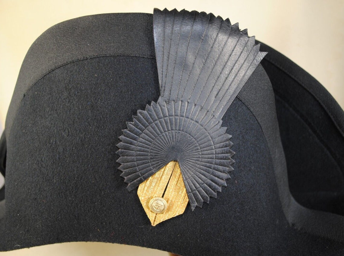 Napoleonic British French Prussian Officer Bicorn Hat - Museum Quality ...