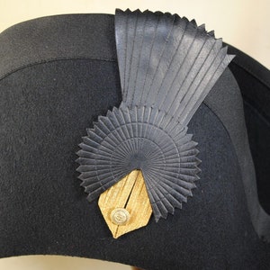 Napoleonic British French Prussian Officer Bicorn Hat - Museum Quality ...