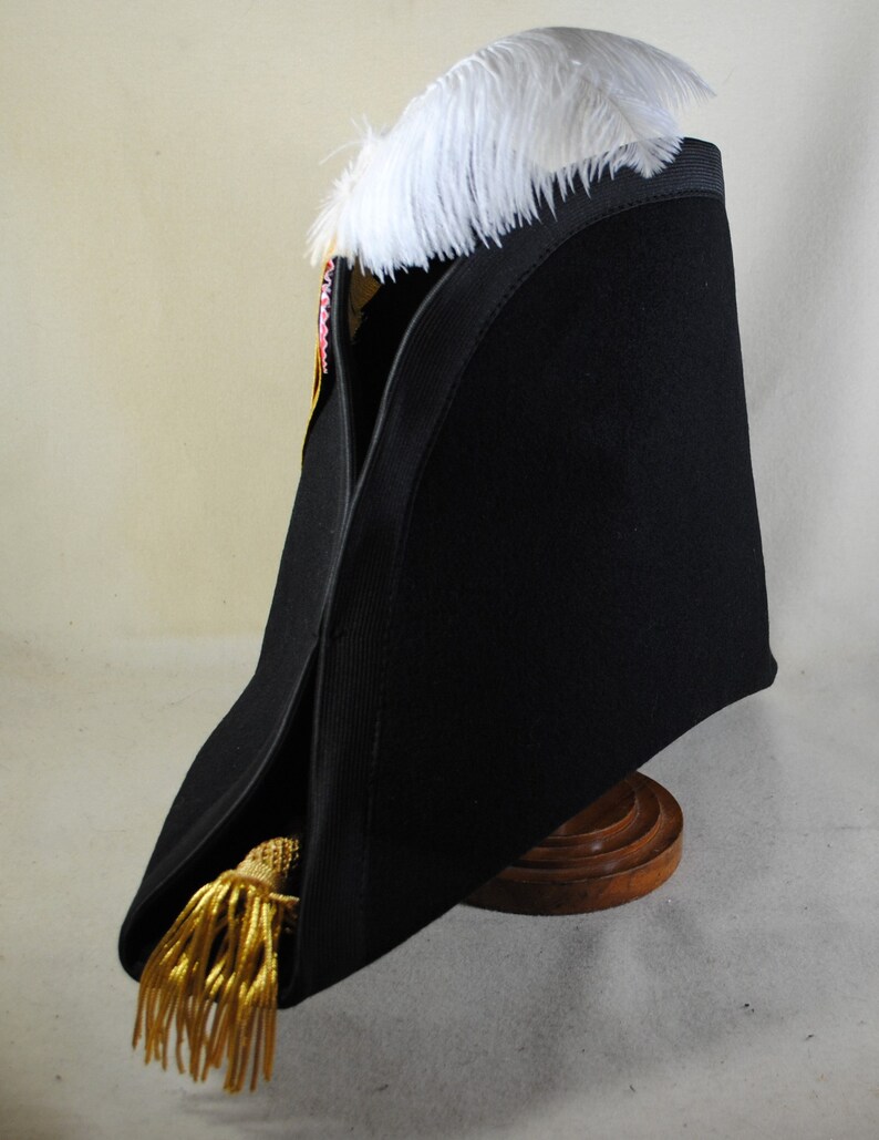 Napoleonic 17th 18th Century British/us General Sr Officers Bicorn ...