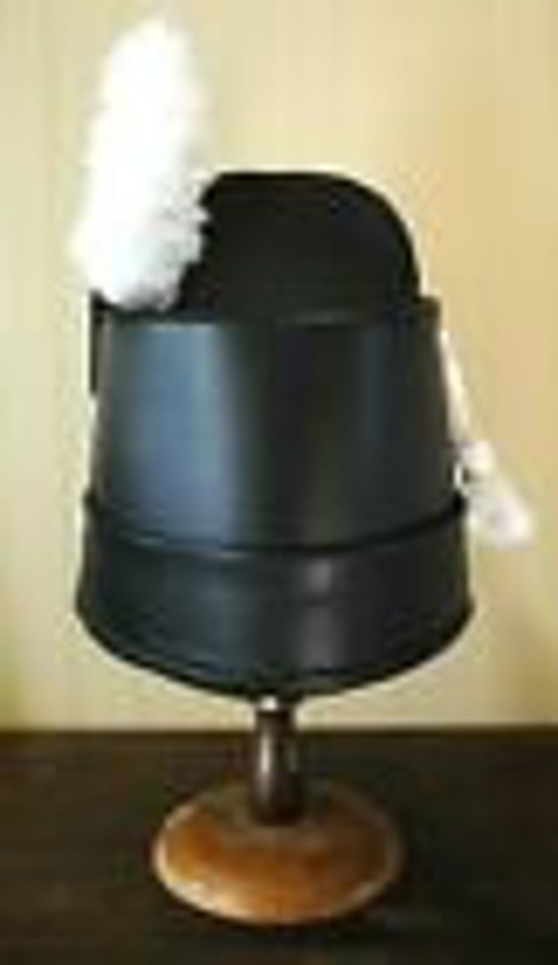 War of 1812 U.S. Tombstone Pattern Shako All Leather W/plumb Size: XL ...