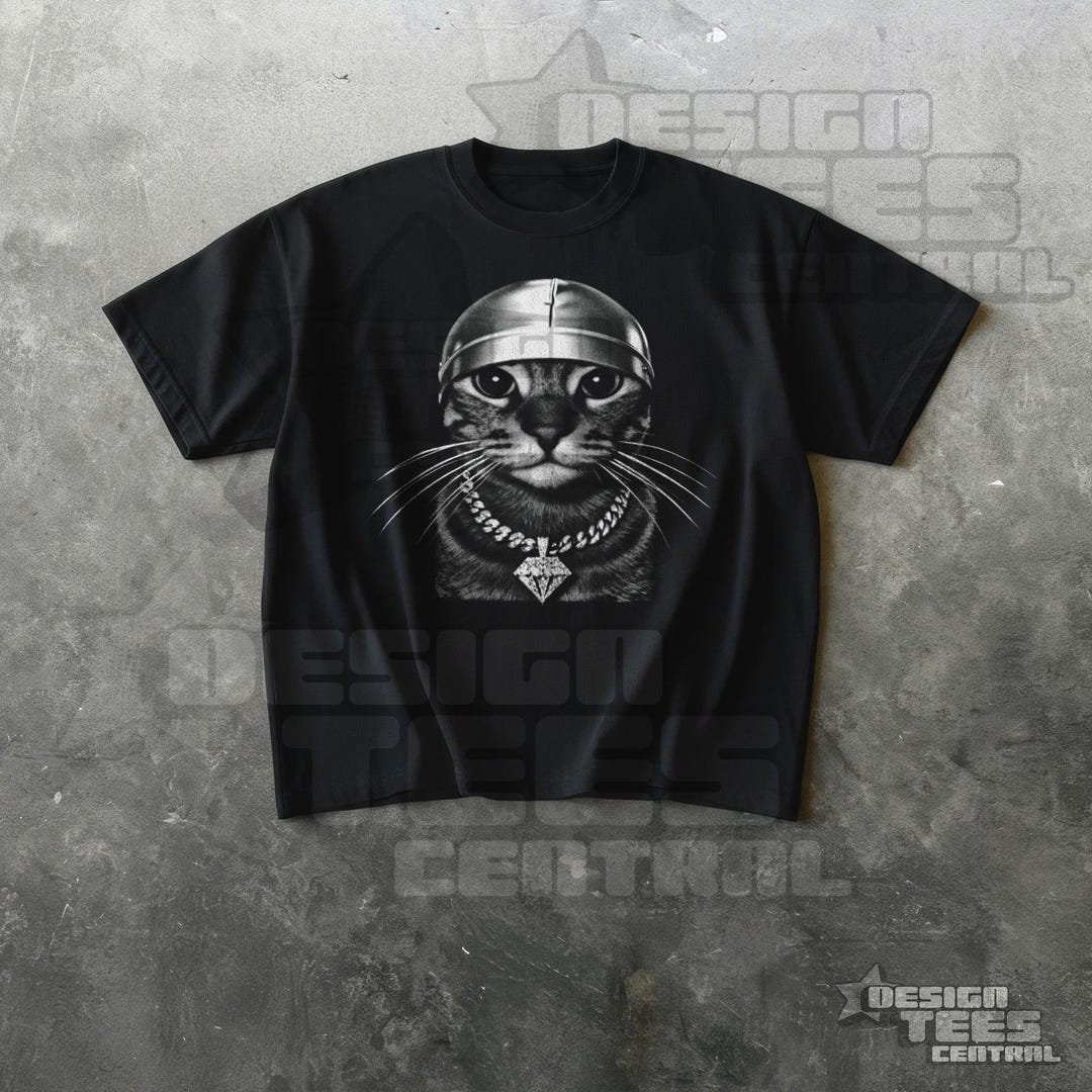 Durag Gangsta Cat T-shirt - Etsy