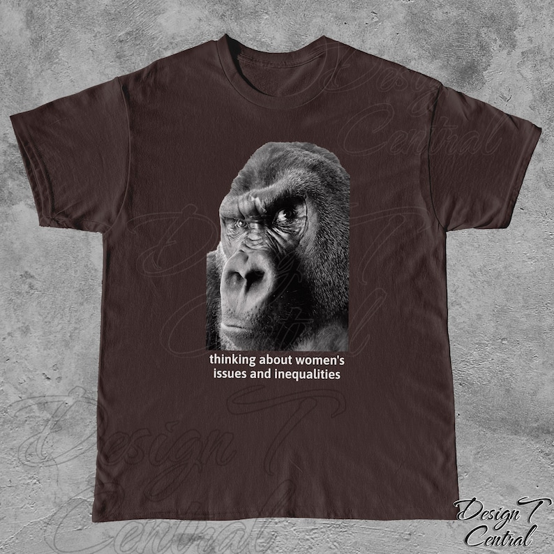 Feminist Gorilla Meme T-shirt: Respect Women Tee - Etsy