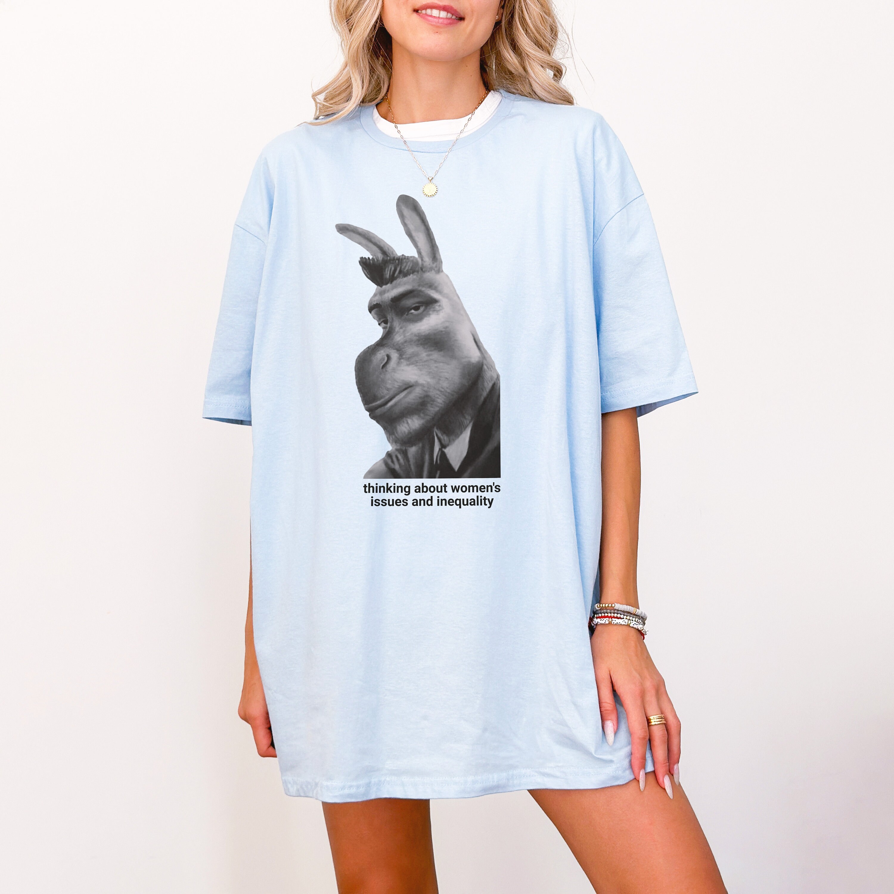 Feminism Sigma Donkey Shirt Funny Meme Shirt, Feminist Shirt ...