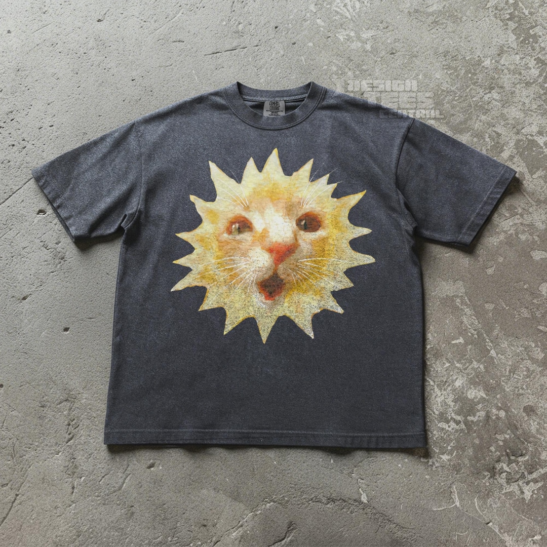 Sun Cat Meme Shirt, Funny Kitten Tshirt - Etsy