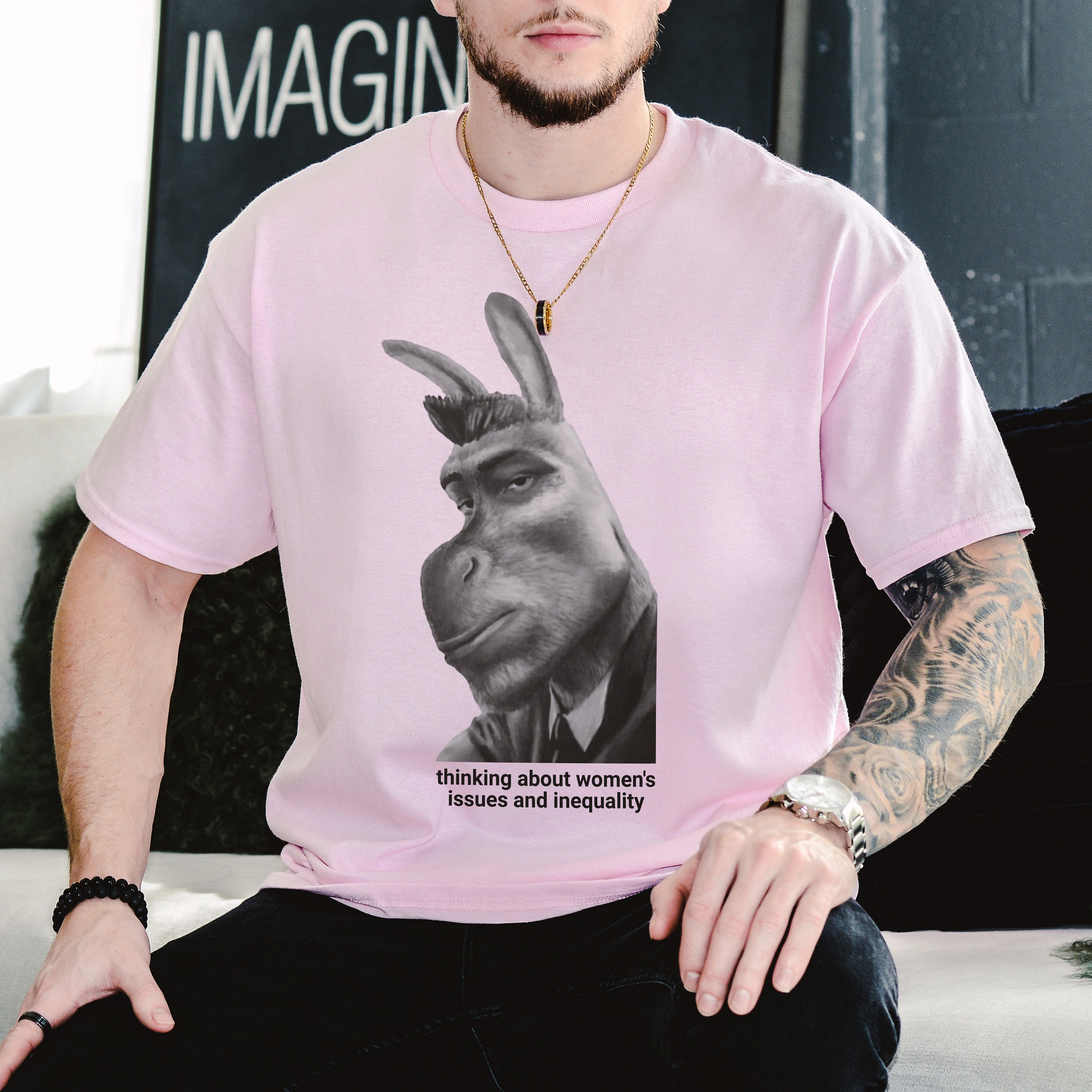 Feminism Sigma Donkey Shirt Funny Meme Shirt, Feminist Shirt ...