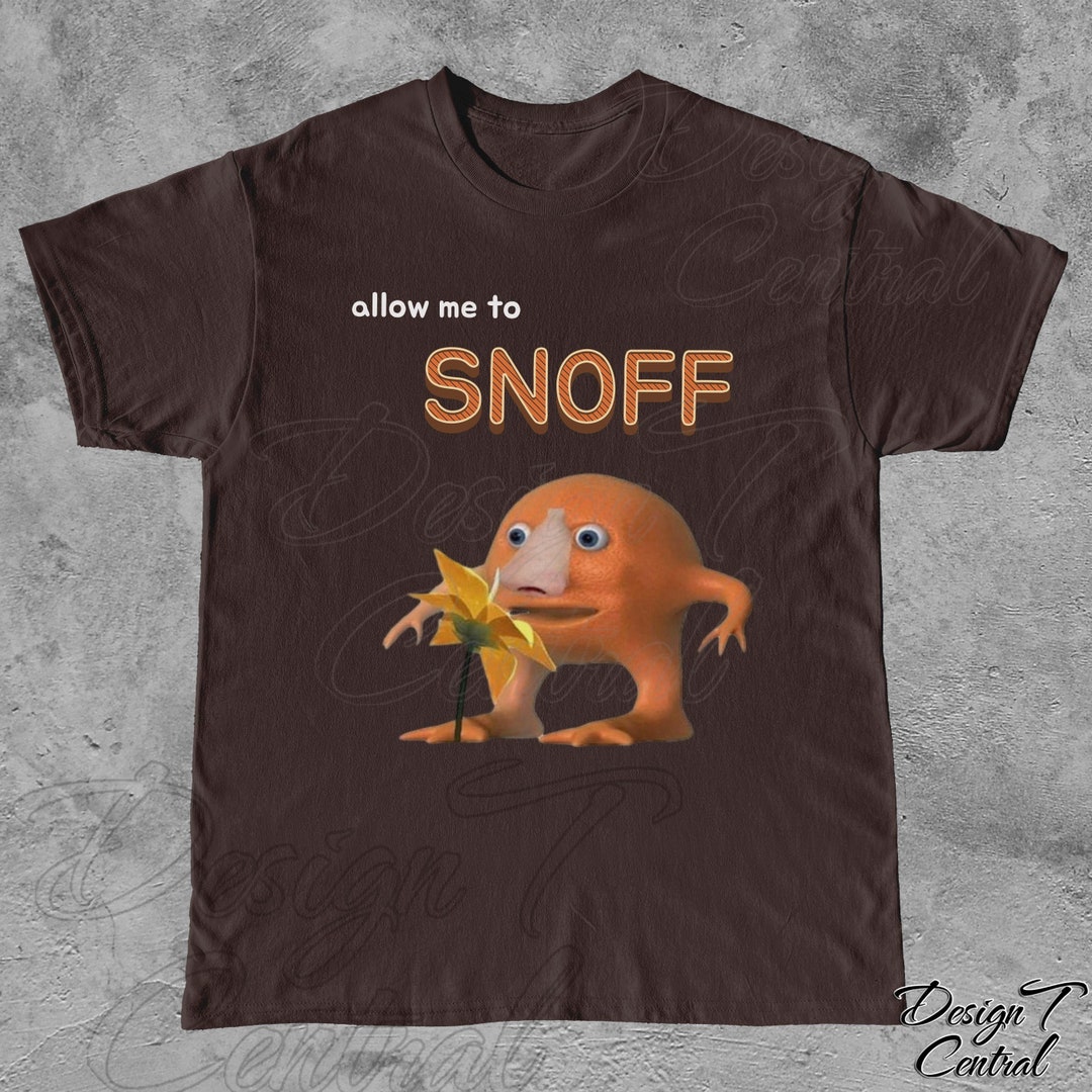 Allow Me to Snoff Unhinged Weirdcore Shirt - Etsy