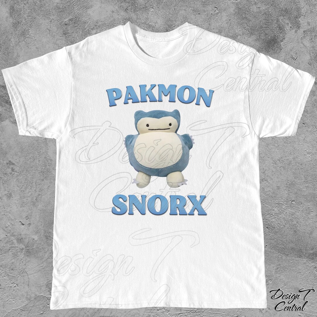 Pakmon Snorx Gamer Shirt: Funny Ironic Gaming Tee - Etsy