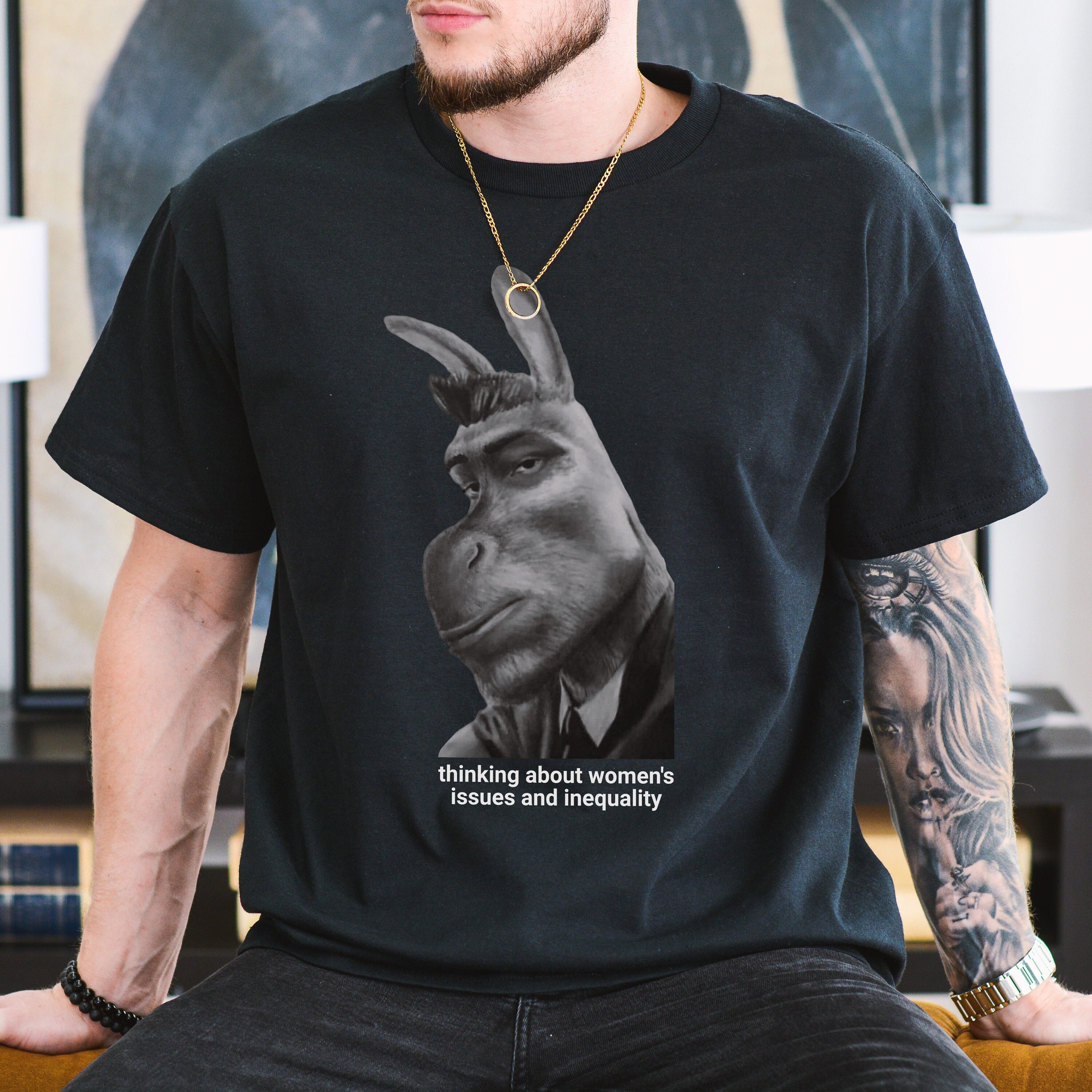 Feminism Sigma Donkey Shirt Funny Meme Shirt, Feminist Shirt ...