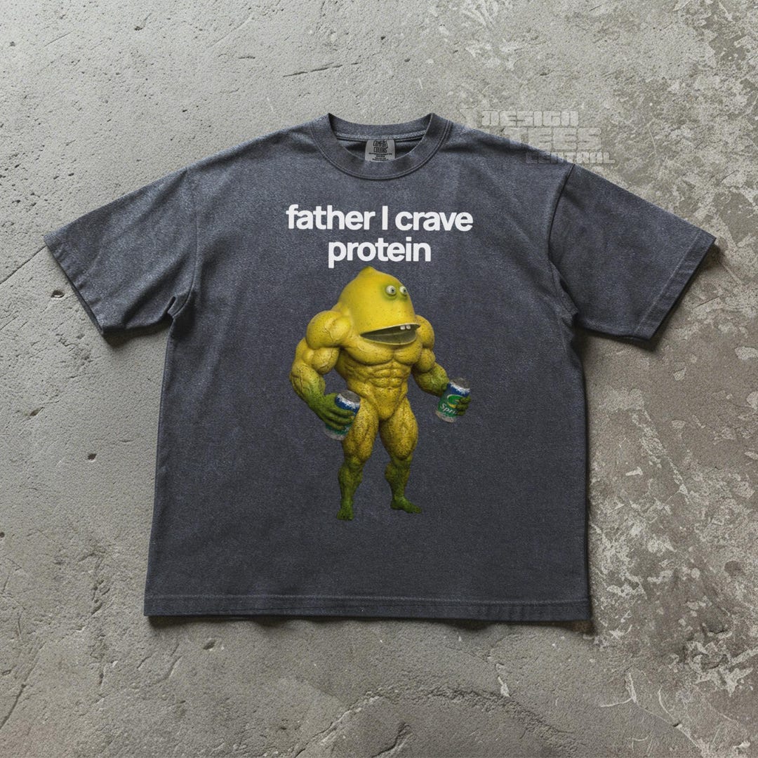 Father I Crave Protein T-shirt, Funny Gym Workout Shirt - Etsy
