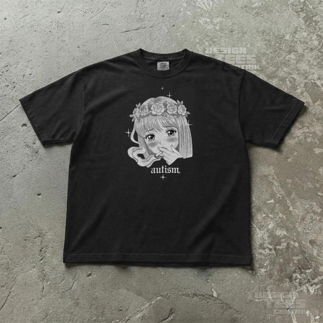 Autism Anime Girl Tshirt, Funny Autistic Humor Shirt - Etsy