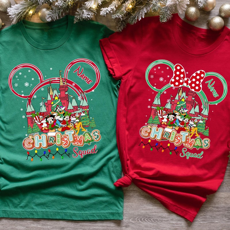 Mickey Christmas Shirt - Etsy
