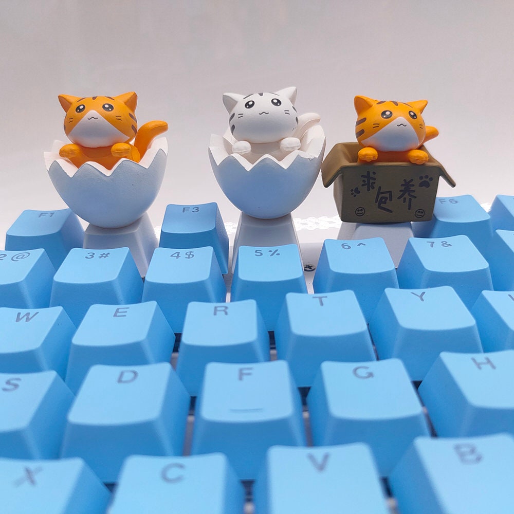 Custom Made Cat Artisan Keycap Cat Keycaps, Artisan Keycap, Handmade ...